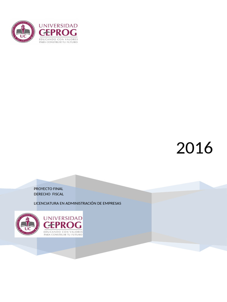 Presentacion y Portada de Proyecto | PDF