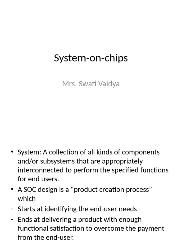 SOC - CSA Unit 5 | PDF
