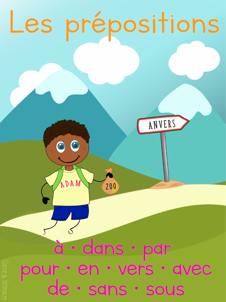 Affiche Prepositions | PDF