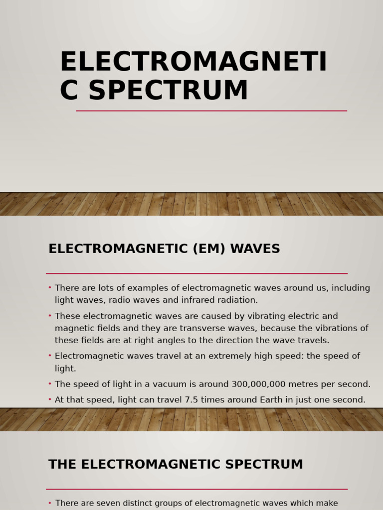 Electromagnetic Spectrum | PDF