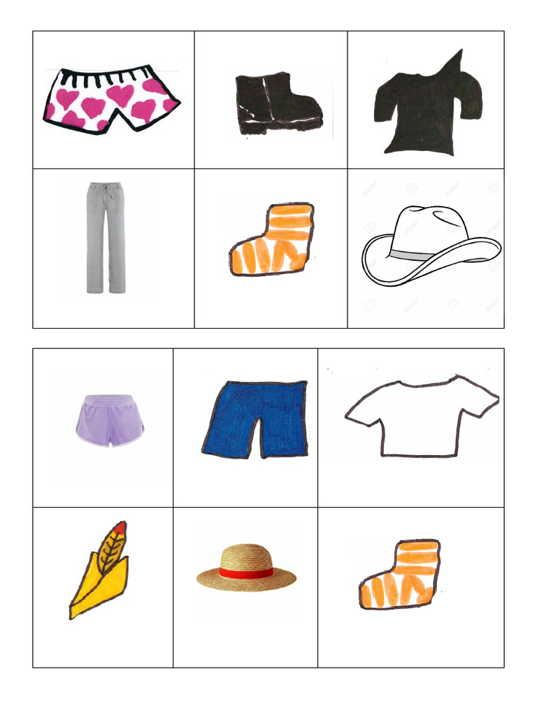 Je M'habille Et Je Te Croque-Loto-3 | PDF