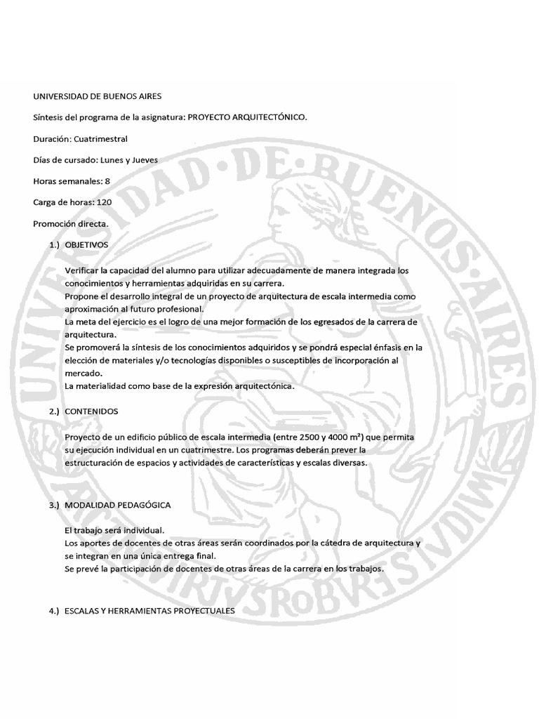 ARQ Proyecto Arquitectonico W | PDF