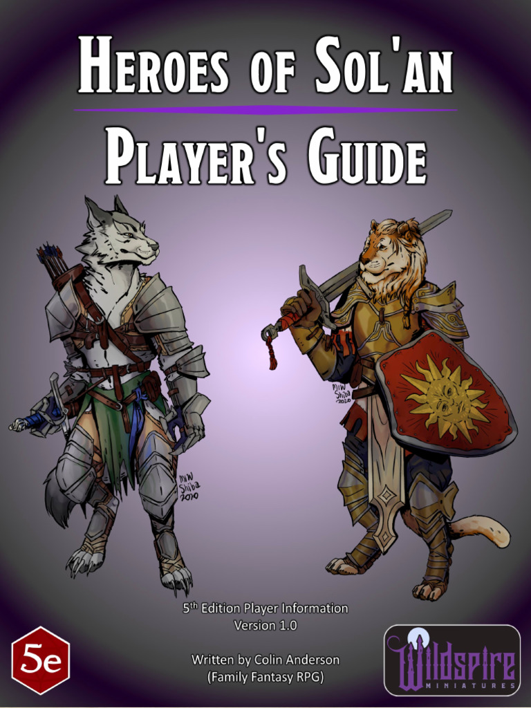 Heroes of Sol'an - Player's Guide - r1 | PDF