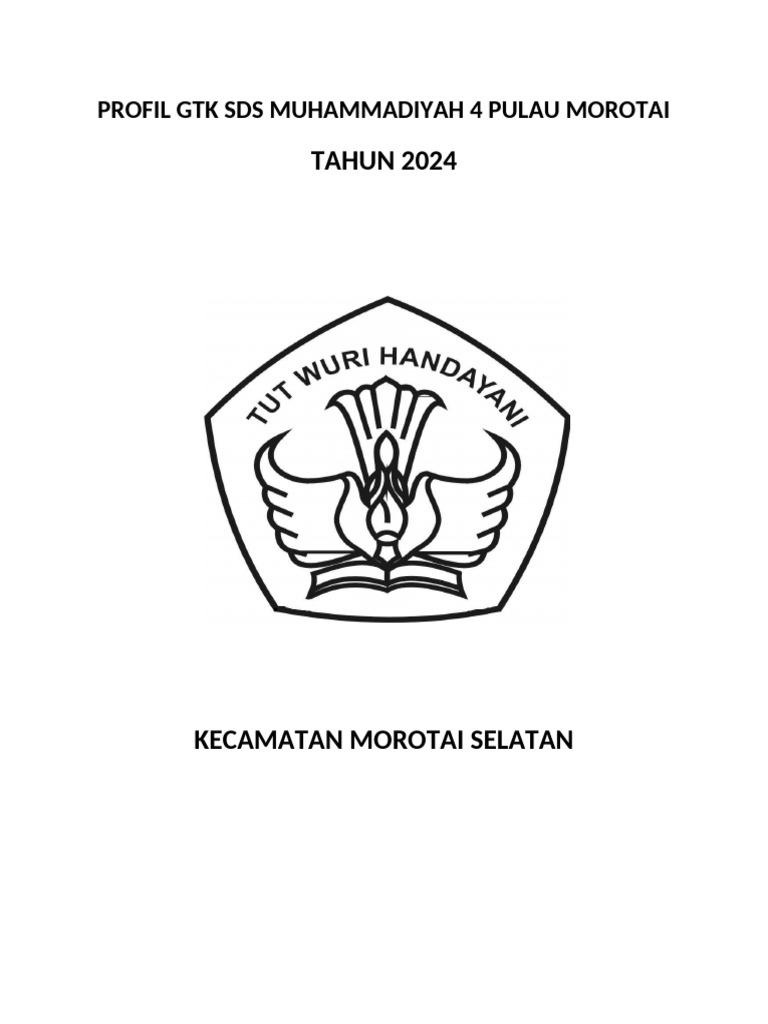Profil GTK SDS Muhammadiyah 4 Pulau Morotai | PDF