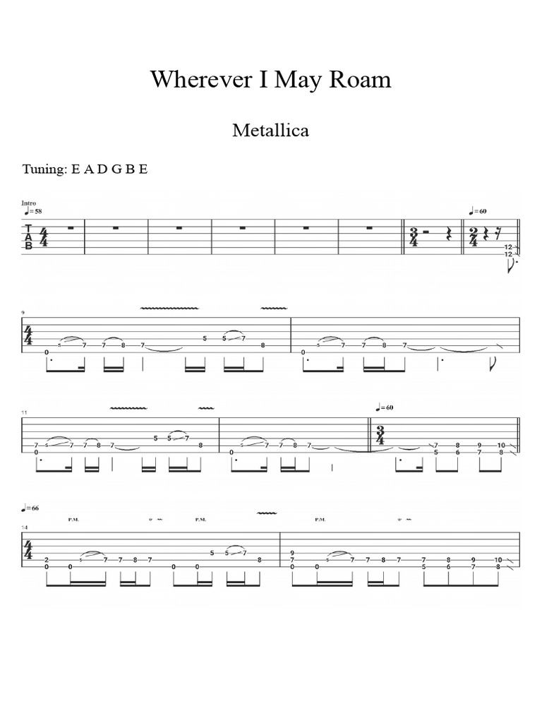Wherever I May Roam | PDF