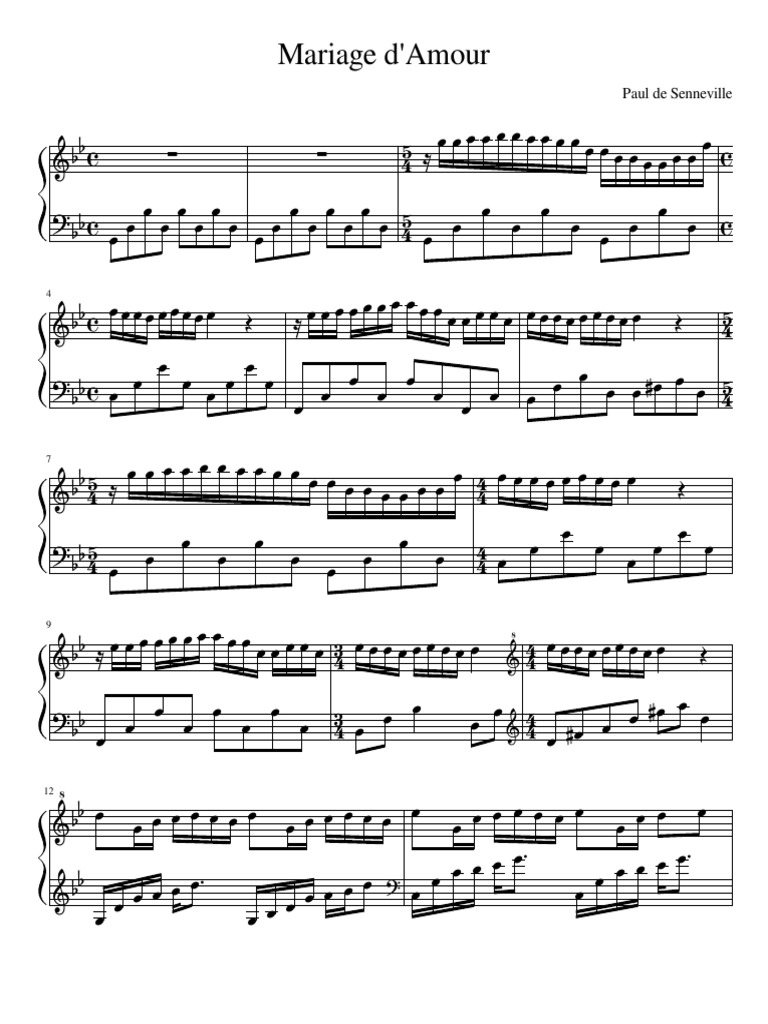 Mariage DAmour | PDF