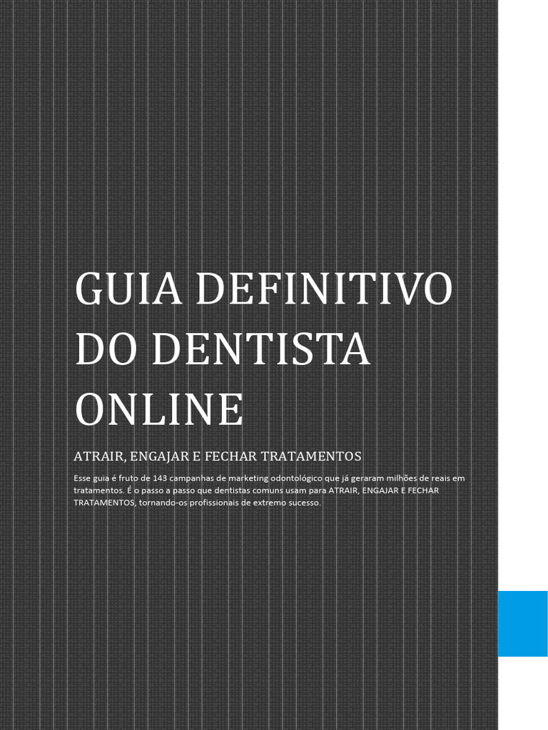 Guia Definitivo Do Dentista Online | PDF