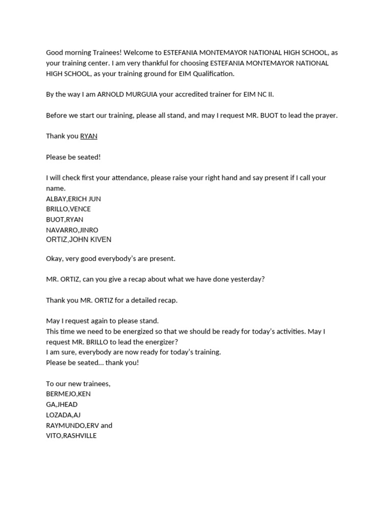 Arnold FLS Script | PDF