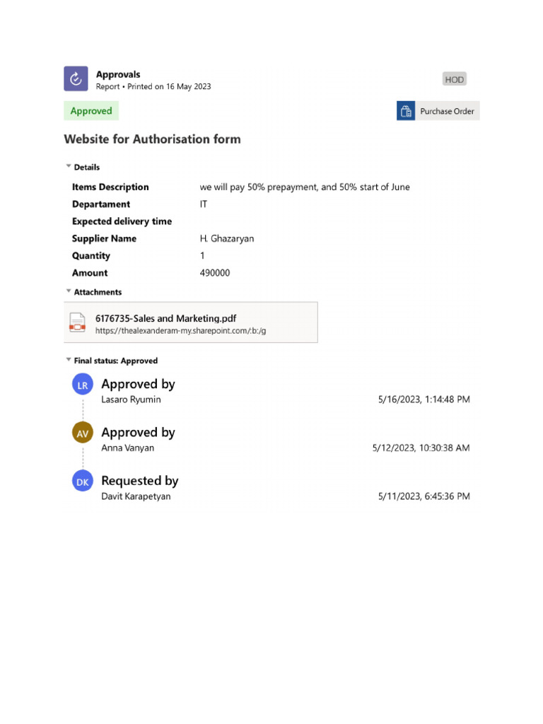 Website For Authorisation Form | PDF