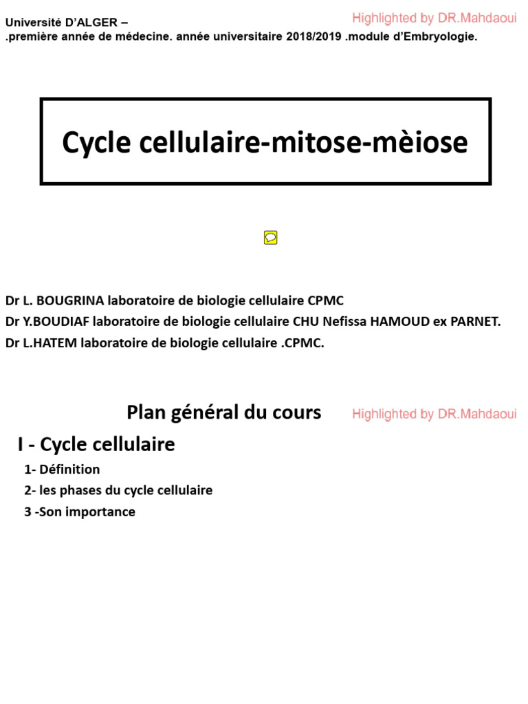 Embryo Hight Mahdaoui | PDF