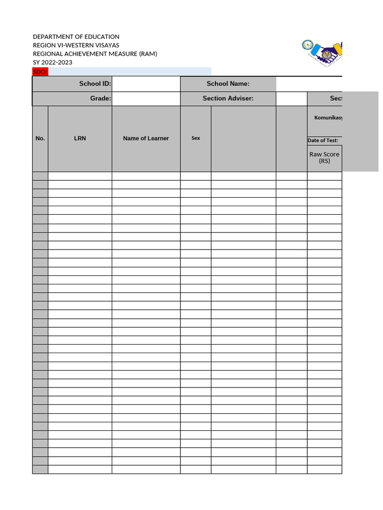 Class-Scoresheet SHS v2.0 | PDF