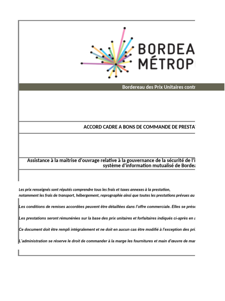 05-Bpu-Dqe Gouv Ssi 2024 New | PDF