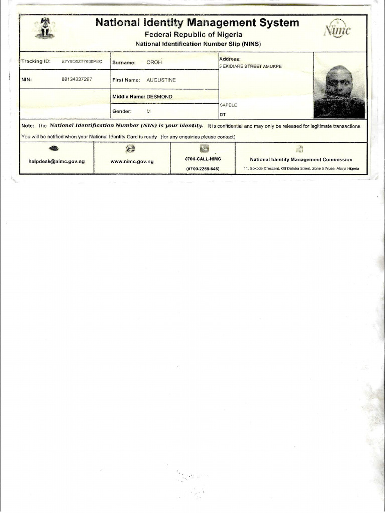 Id Card | PDF