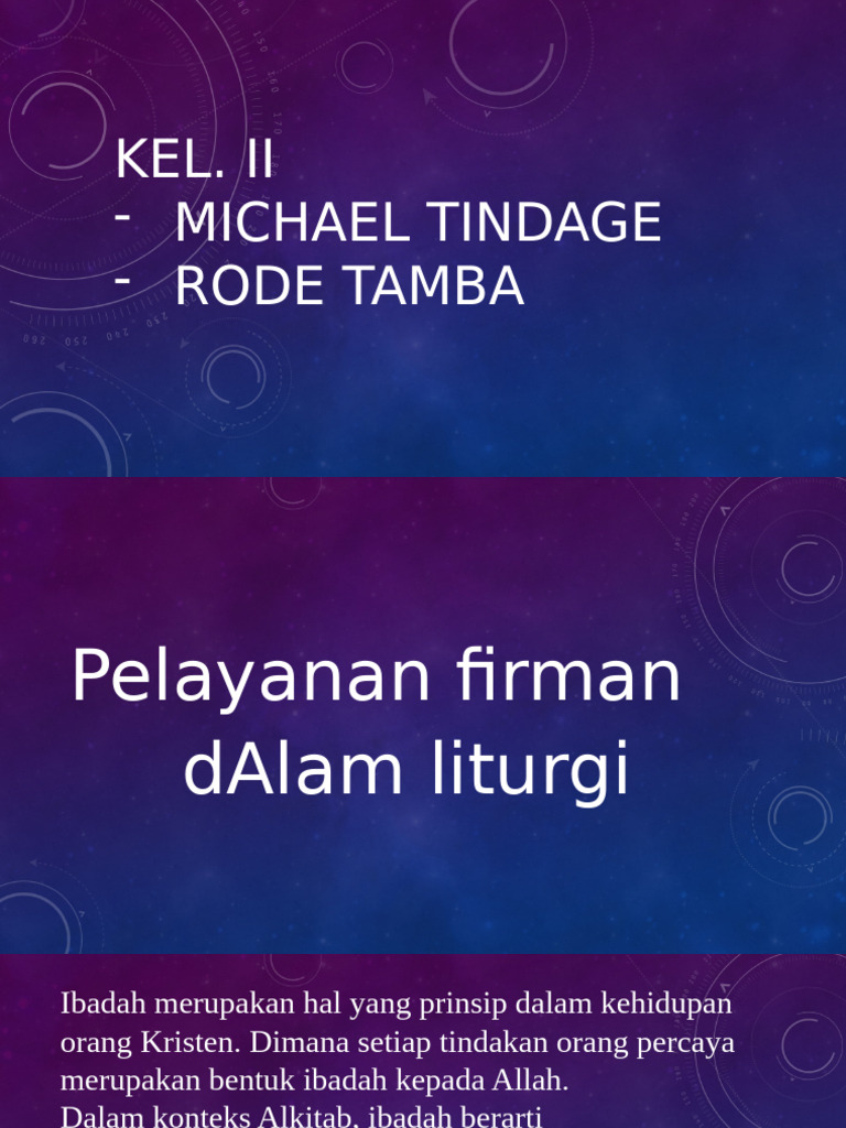 Kel. II - MK. Liturgika | PDF