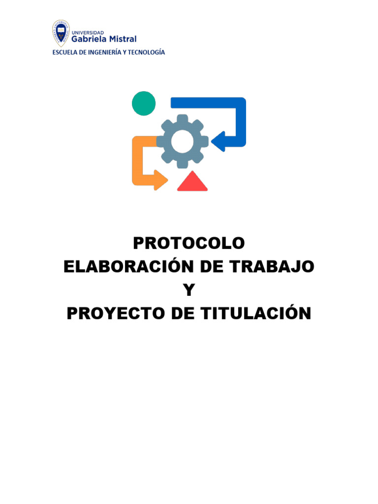 Protocolo de Elaboración Proyecto de Titulo - Claudio Farias Navarro | PDF