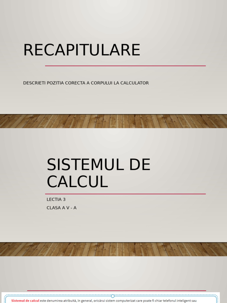 5-L3-Sistemul de Calcul | PDF