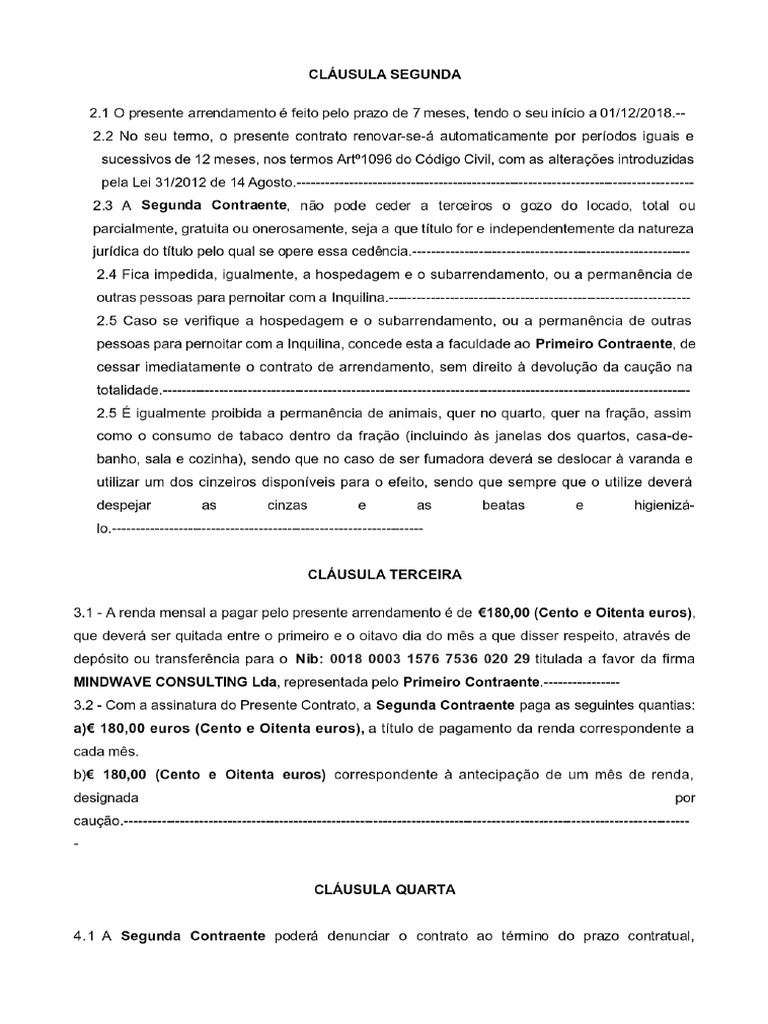 Contract 1 | PDF