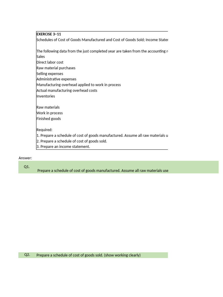 Handout 3 - CH3 Practice | PDF
