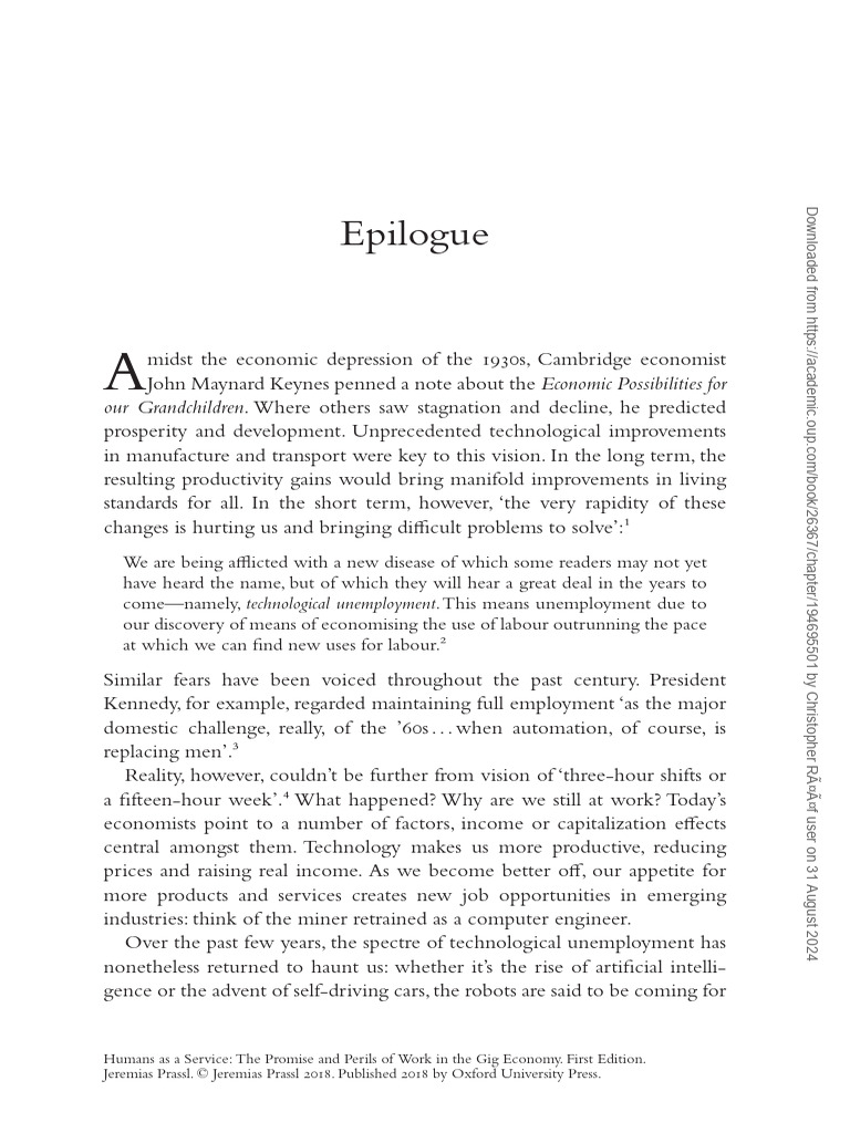 Epilogue | PDF