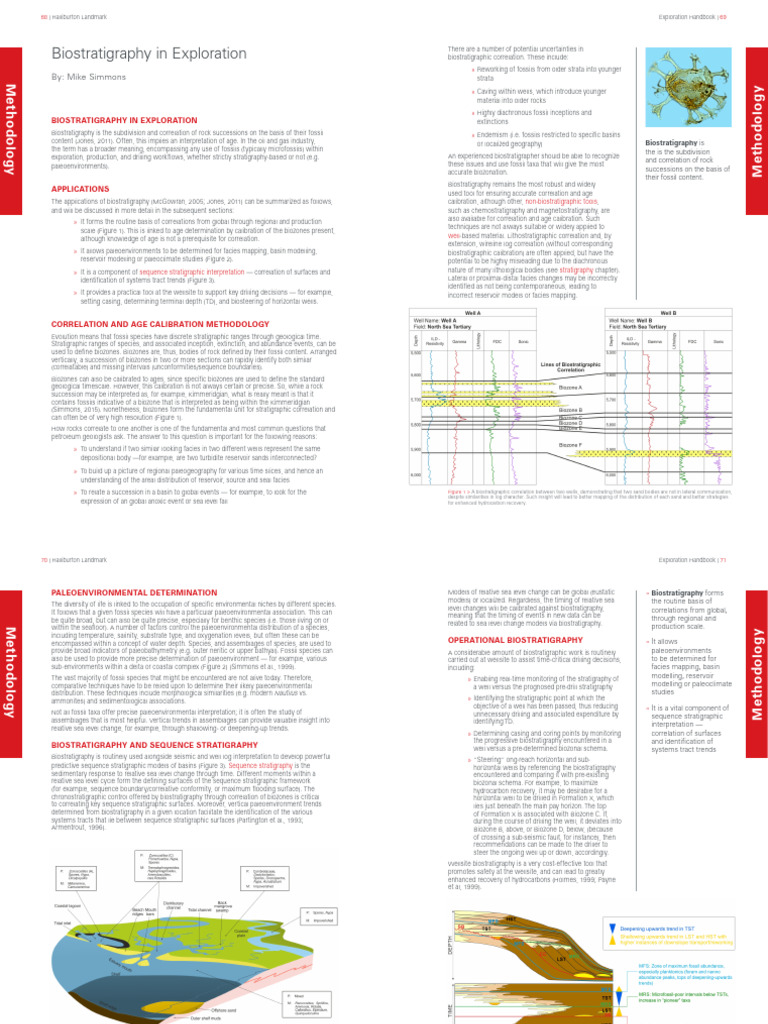 Exploration Handbook Biostratigraphy | PDF