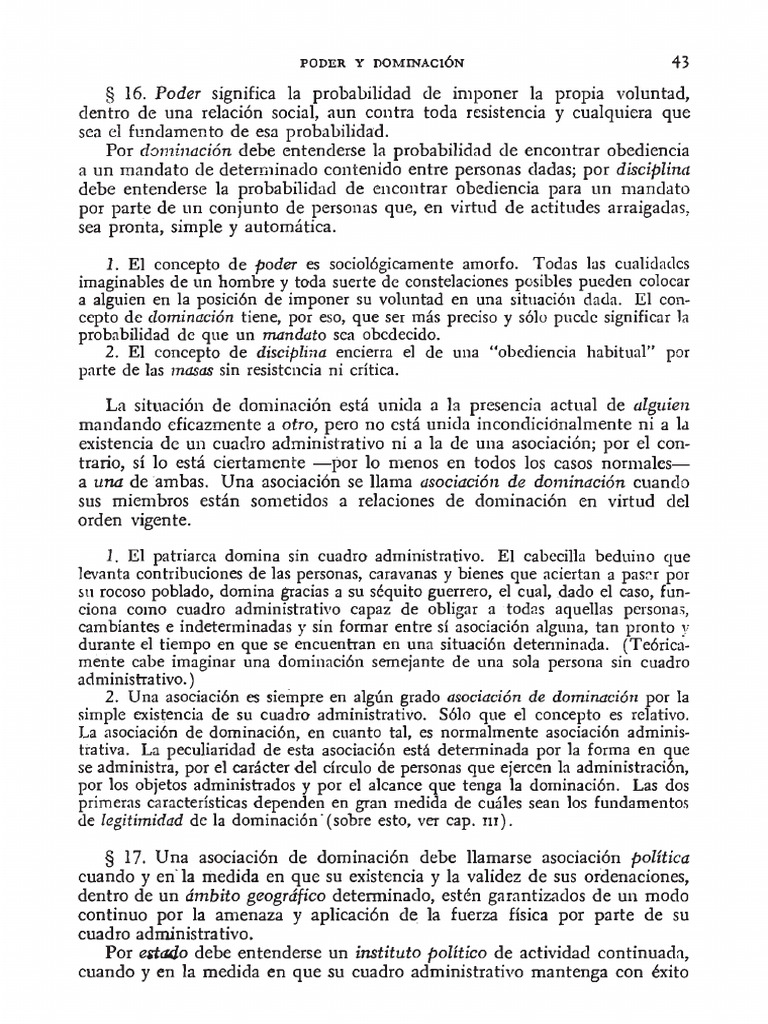 Clase 03 Max Weber | PDF