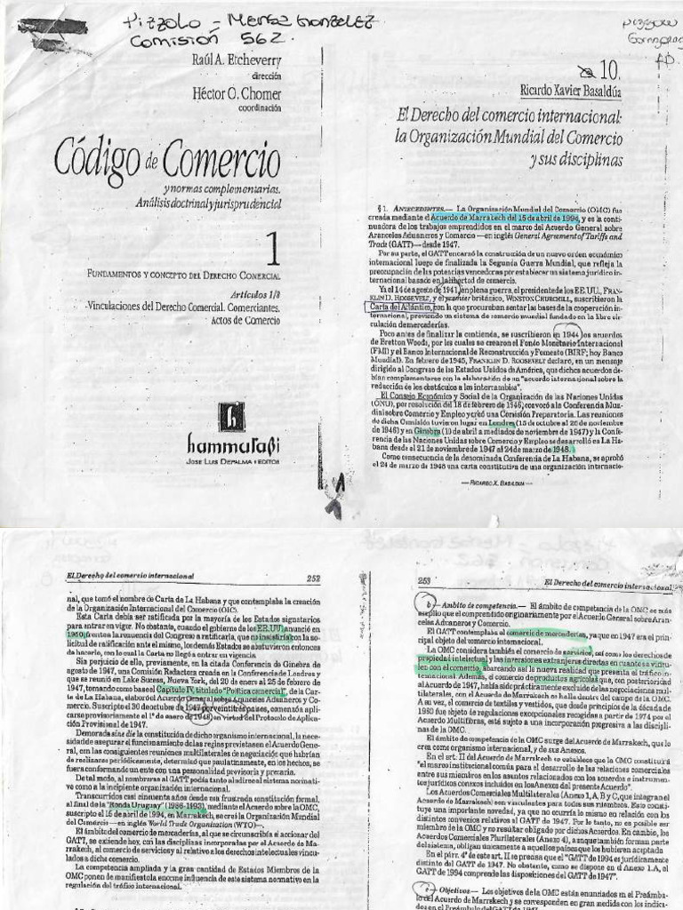 Los Principios y Excepciones de La OMC | PDF