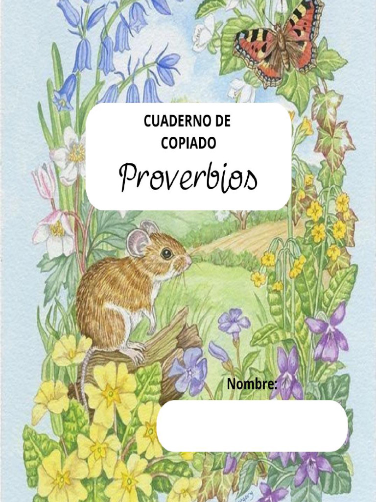 Cuaderno de Copiado Proverbios | PDF