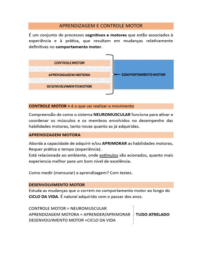 RESUMO - Conteúdos Faculdade | PDF