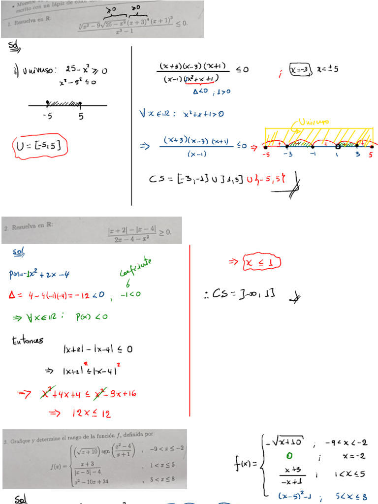 Algunas Soluciones - AM1 | PDF