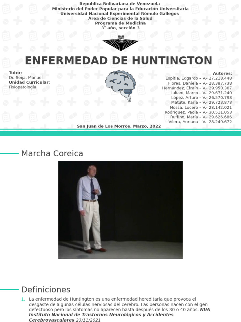 Enfermedad de Huntington | PDF
