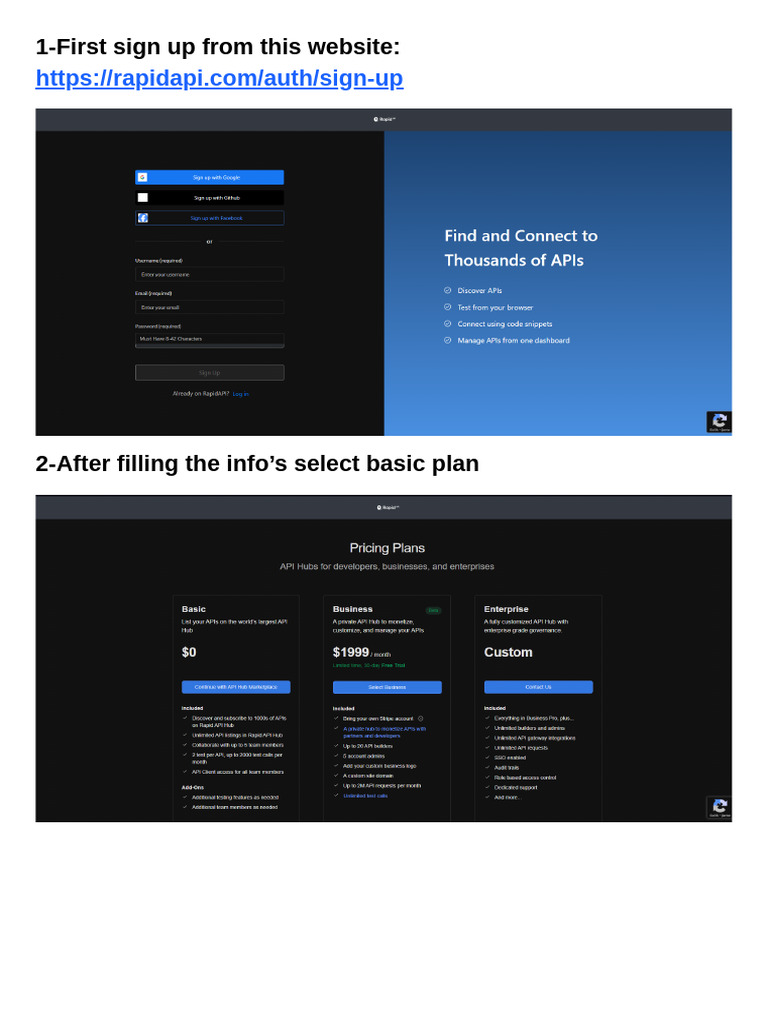 How To Get API Key | PDF