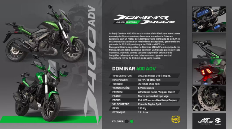 Brochure Dominar 400 ADV ABS | PDF