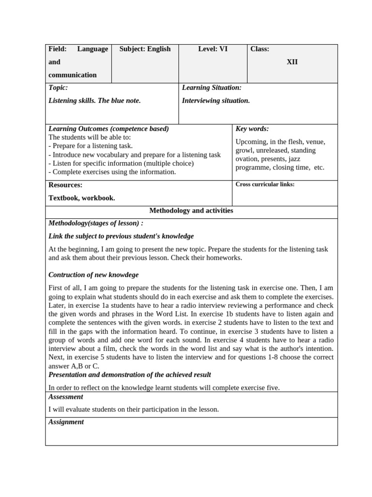 5C.Listening Skills. | PDF