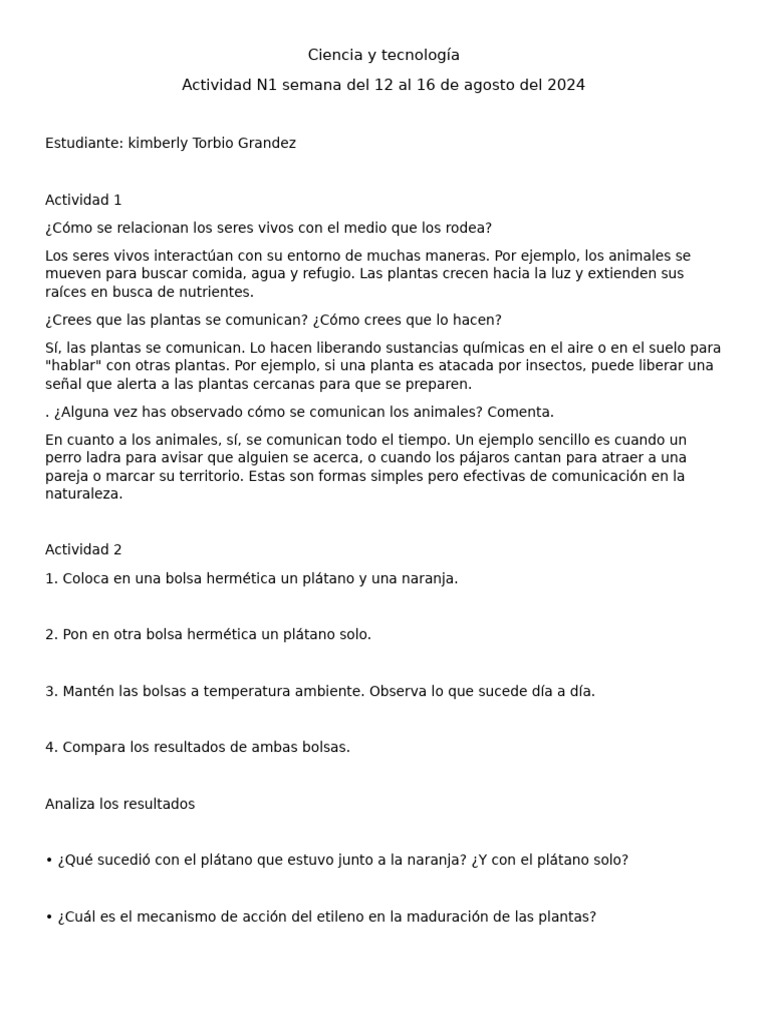 Ciencia y Tecnología DAMI | PDF