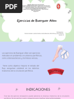 Ejercicios de Buerger Allen | PDF