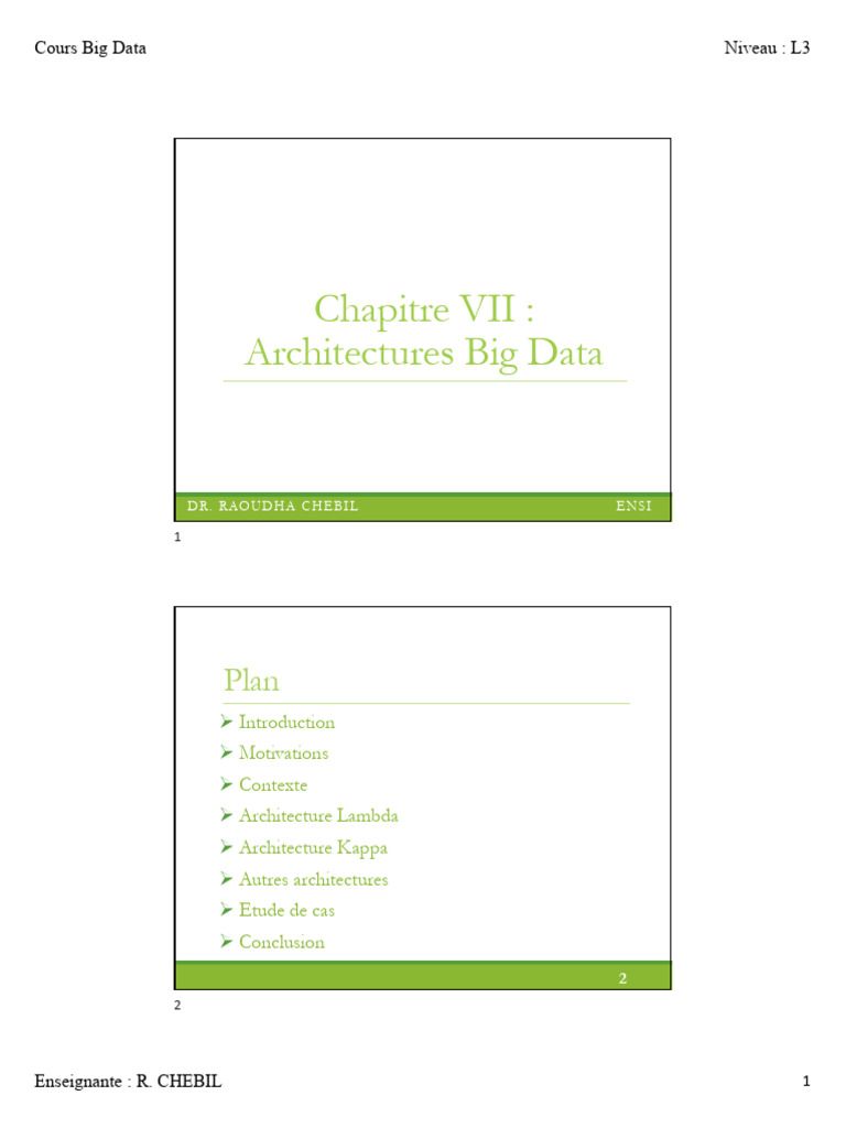 Architectures Big Data | PDF