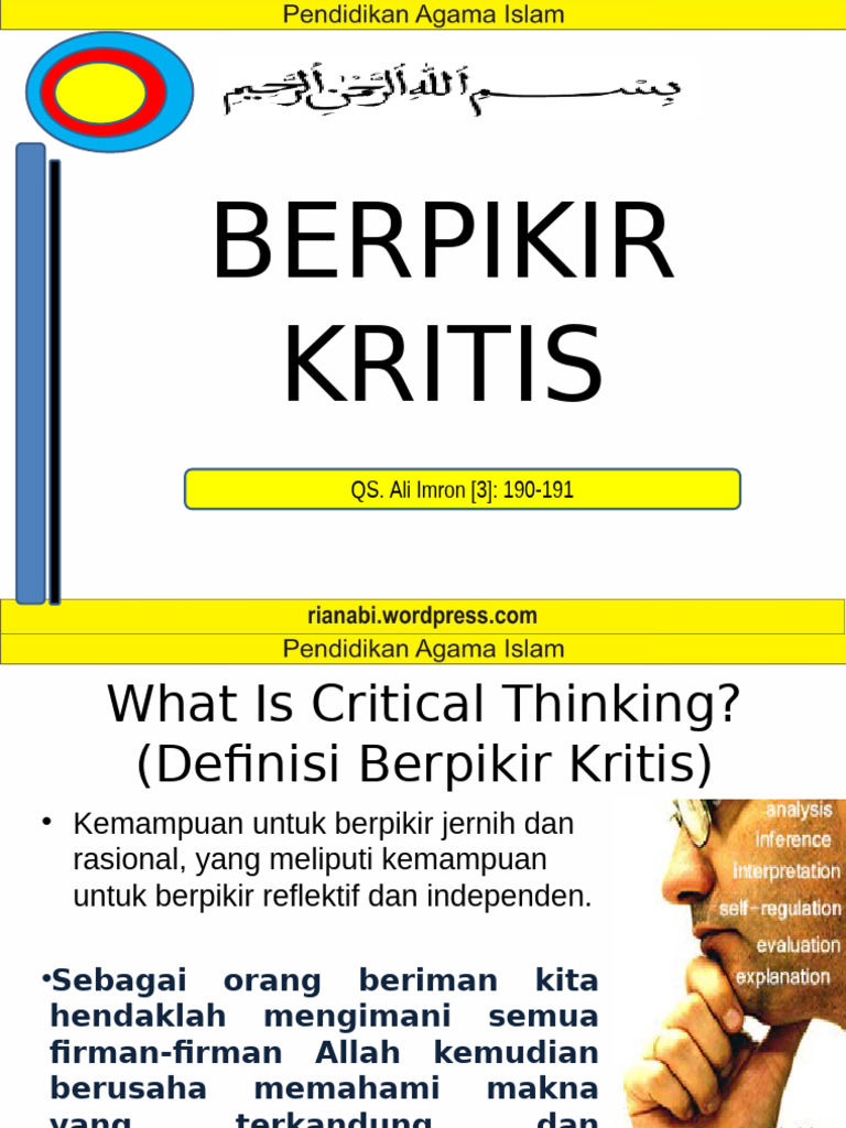 Fiks Berpikir-Kritis | PDF
