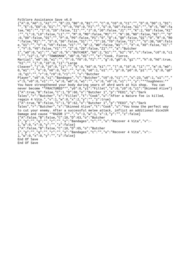 Butcher 1 | PDF