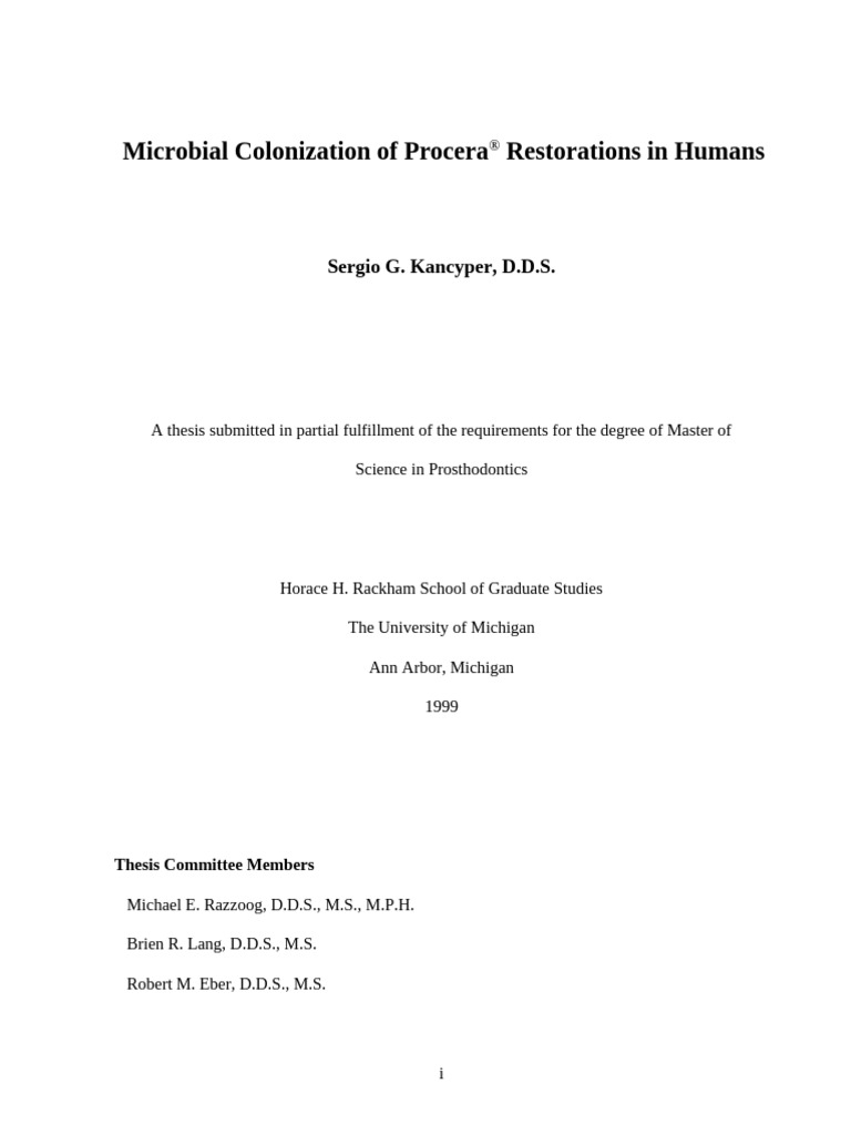 Thesis 4th Draft | PDF