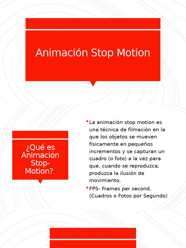 Animacion Stop Motion | PDF