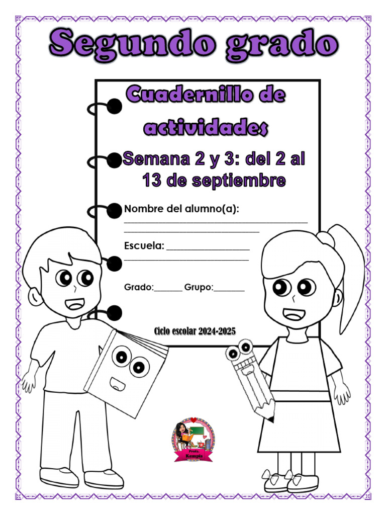 2° s2 y 3 Cuadernillo de Actividades (Anexos) Profa. Kempis | PDF
