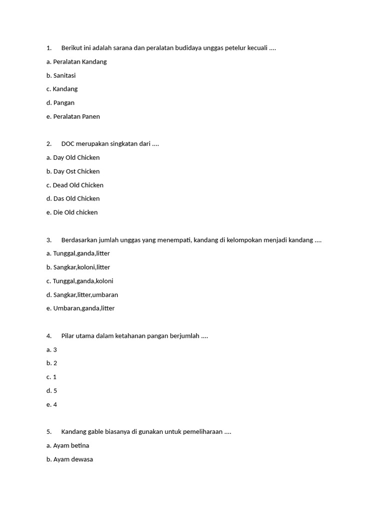 Soal Kwu Xii Bab 3 | PDF | Wellness