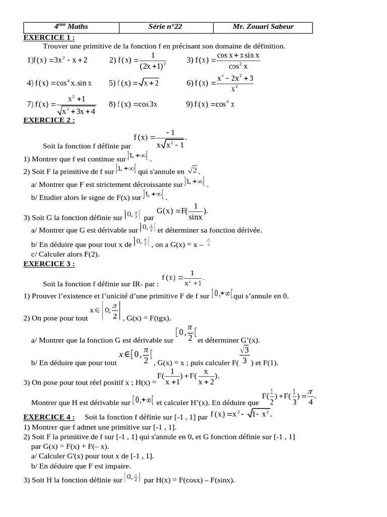 4ème Math | PDF