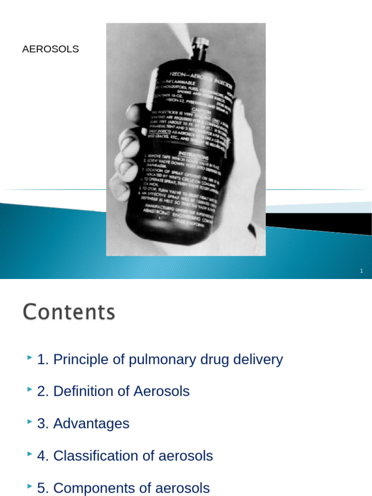 Aerosols Pressurised Packagings | PDF