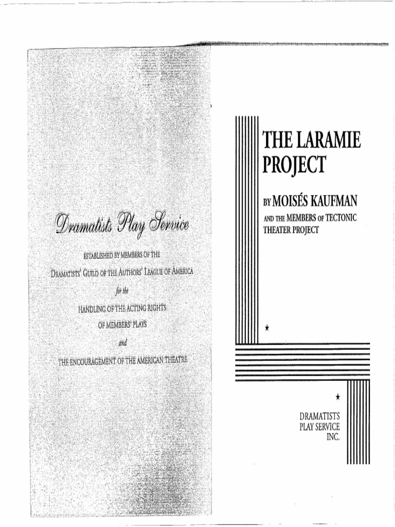 The Laramie Project PDF | PDF