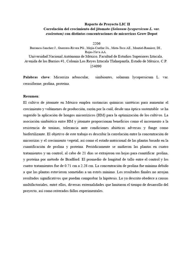 Protocolo Lic 2 | PDF
