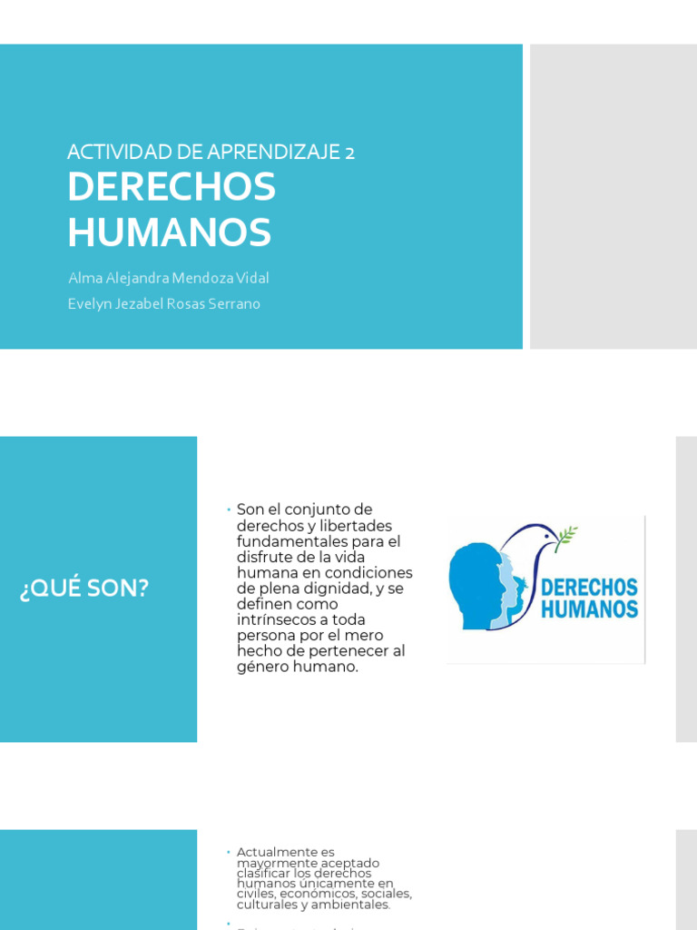 Derechos Humanos | PDF | Igualdad social | Ciencias sociales