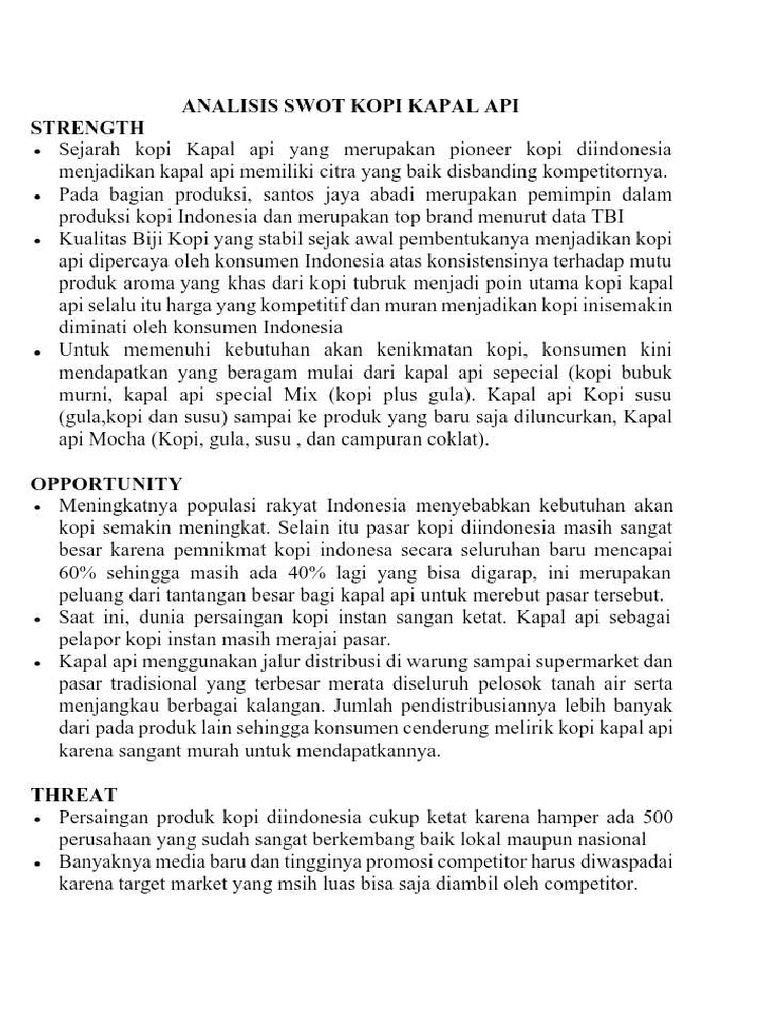 TPM 2 KP Supendi Analisa Swot | PDF