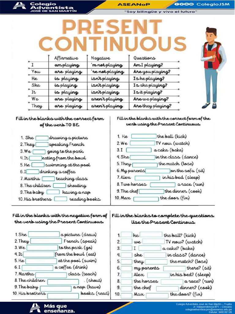 Present Continuous Ii | PDF