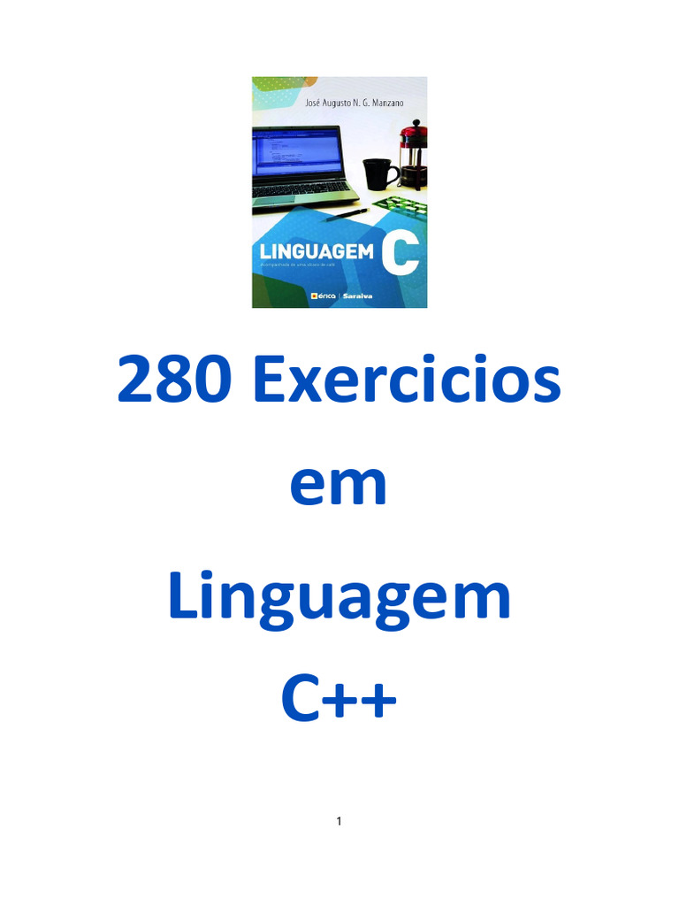 280 Exercicios em Linguagem C++ - 360pag | PDF